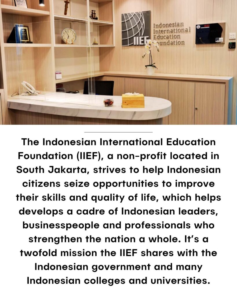 The Indonesian International Education Foundation uses the TOEFL ITP ...